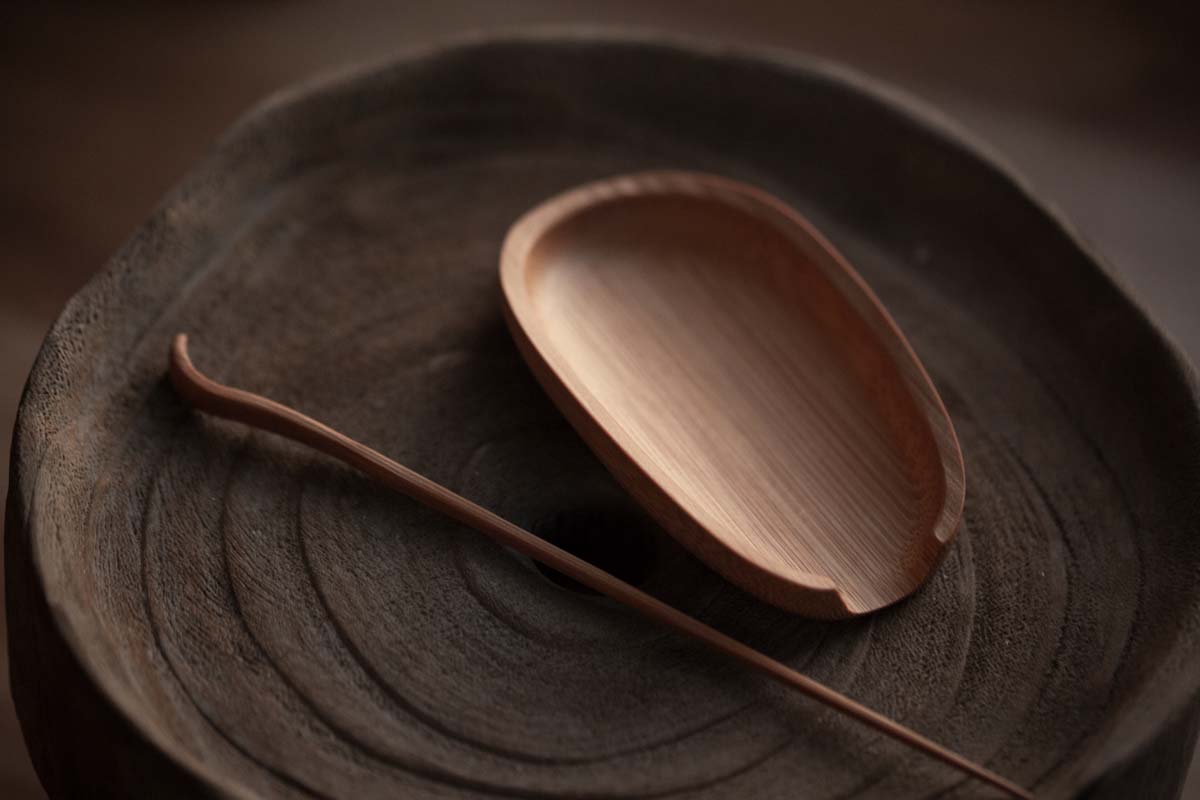 Broad Bamboo Tea Scoop | BITTERLEAF TEAS