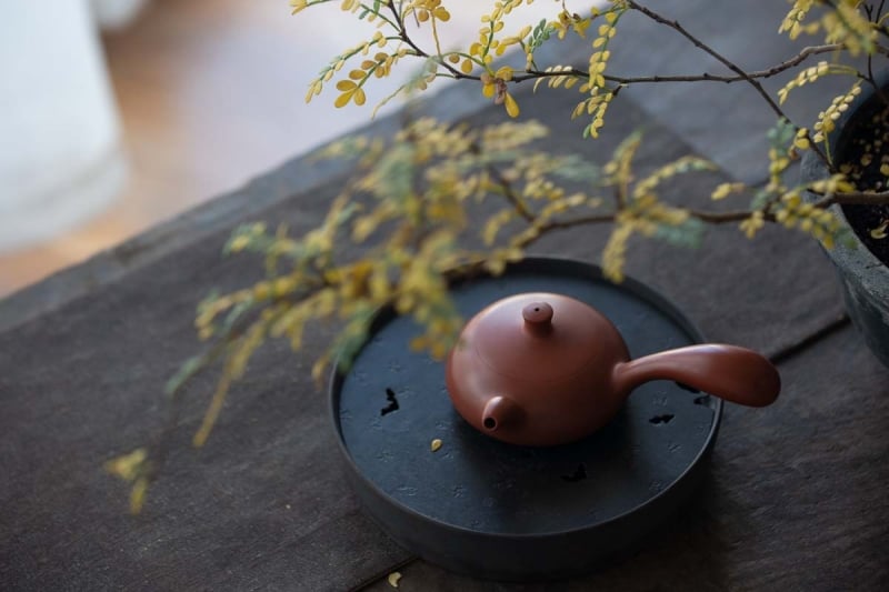 Chaozhou Clay Comet Kyusu Teapot | BITTERLEAF TEAS