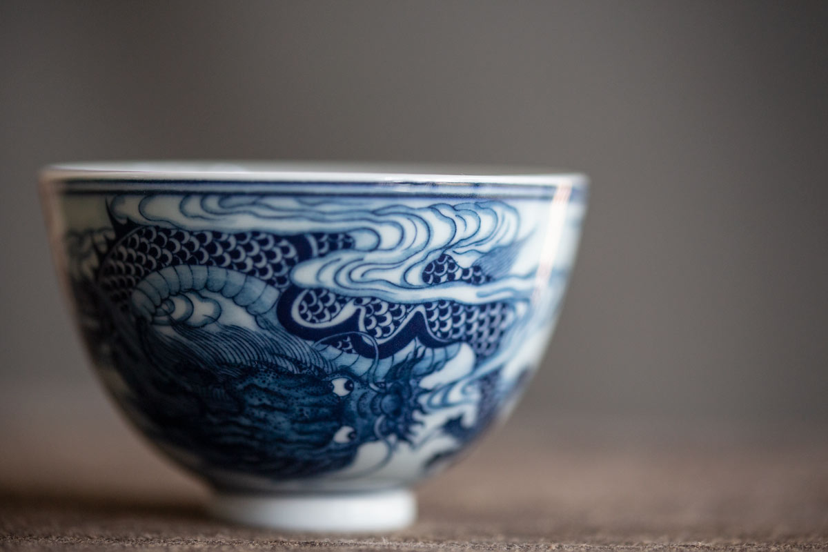 Mythical Hand Painted Teacup - Dragon | BITTERLEAF TEAS