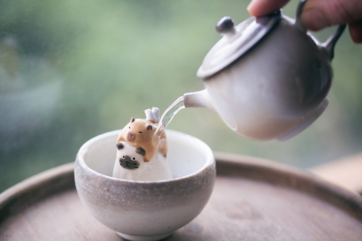 Capybara Tea Meowster Tea Pet | BITTERLEAF TEAS