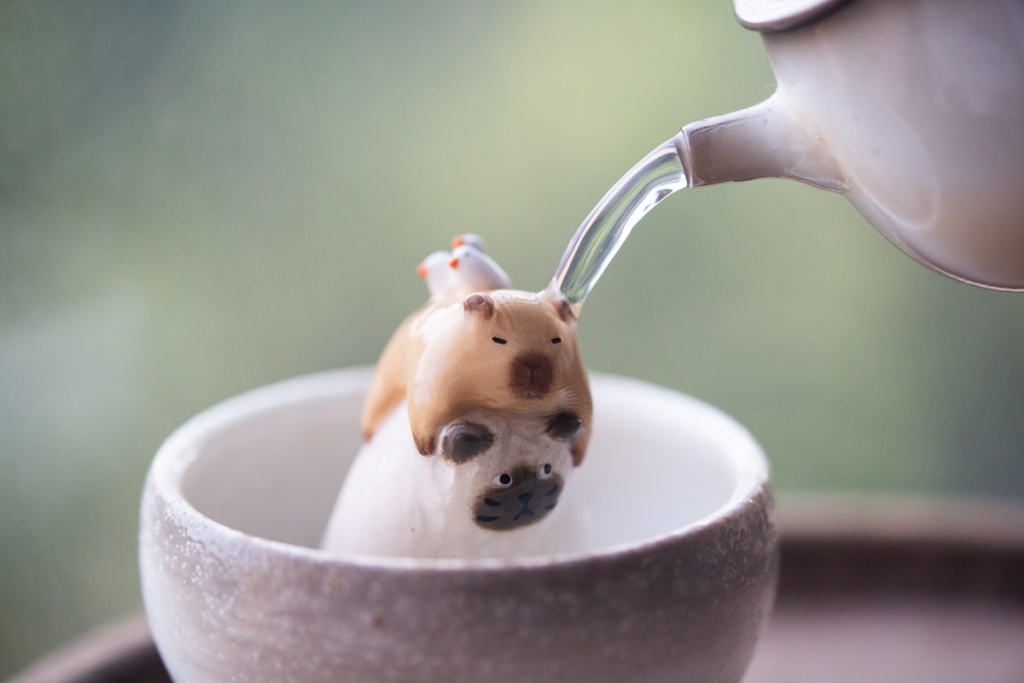 Capybara Tea Meowster Tea Pet | BITTERLEAF TEAS