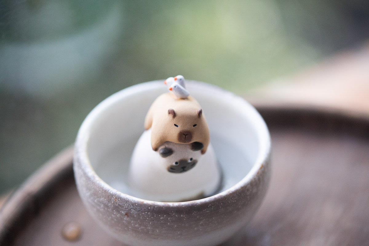 Capybara Tea Meowster Tea Pet | BITTERLEAF TEAS