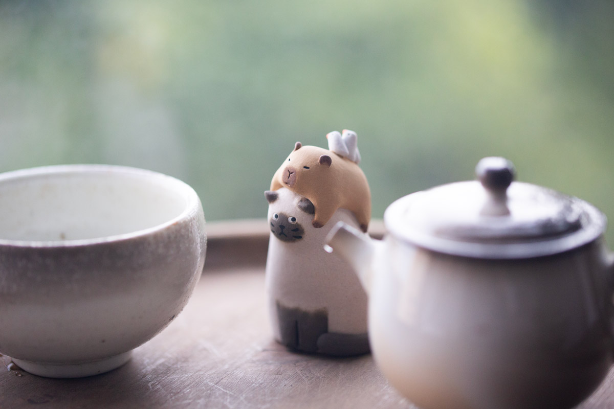 Capybara Tea Meowster Tea Pet | BITTERLEAF TEAS