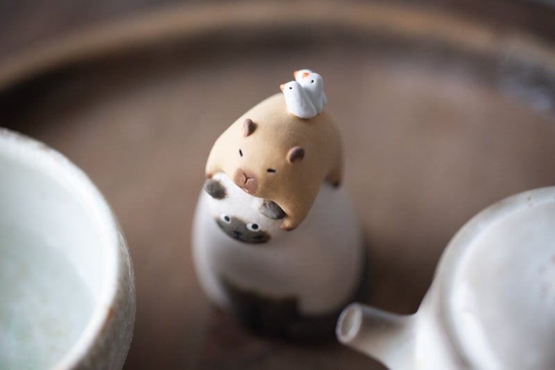 Capybara Tea Meowster Tea Pet | BITTERLEAF TEAS