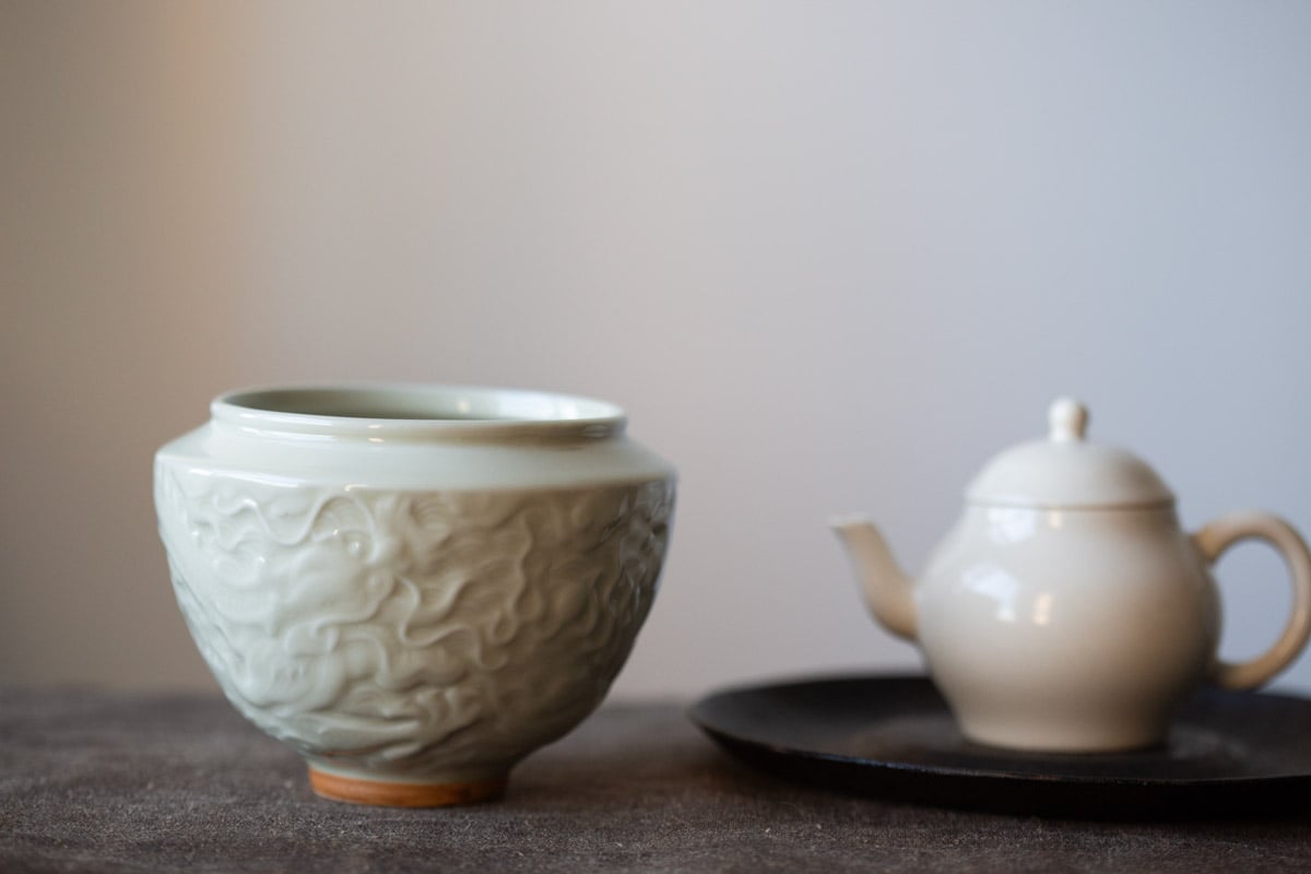 Dragon & Phoenix Waste Bowl | BITTERLEAF TEAS