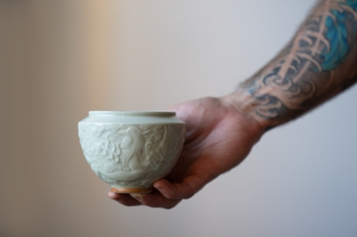 Dragon & Phoenix Waste Bowl | BITTERLEAF TEAS