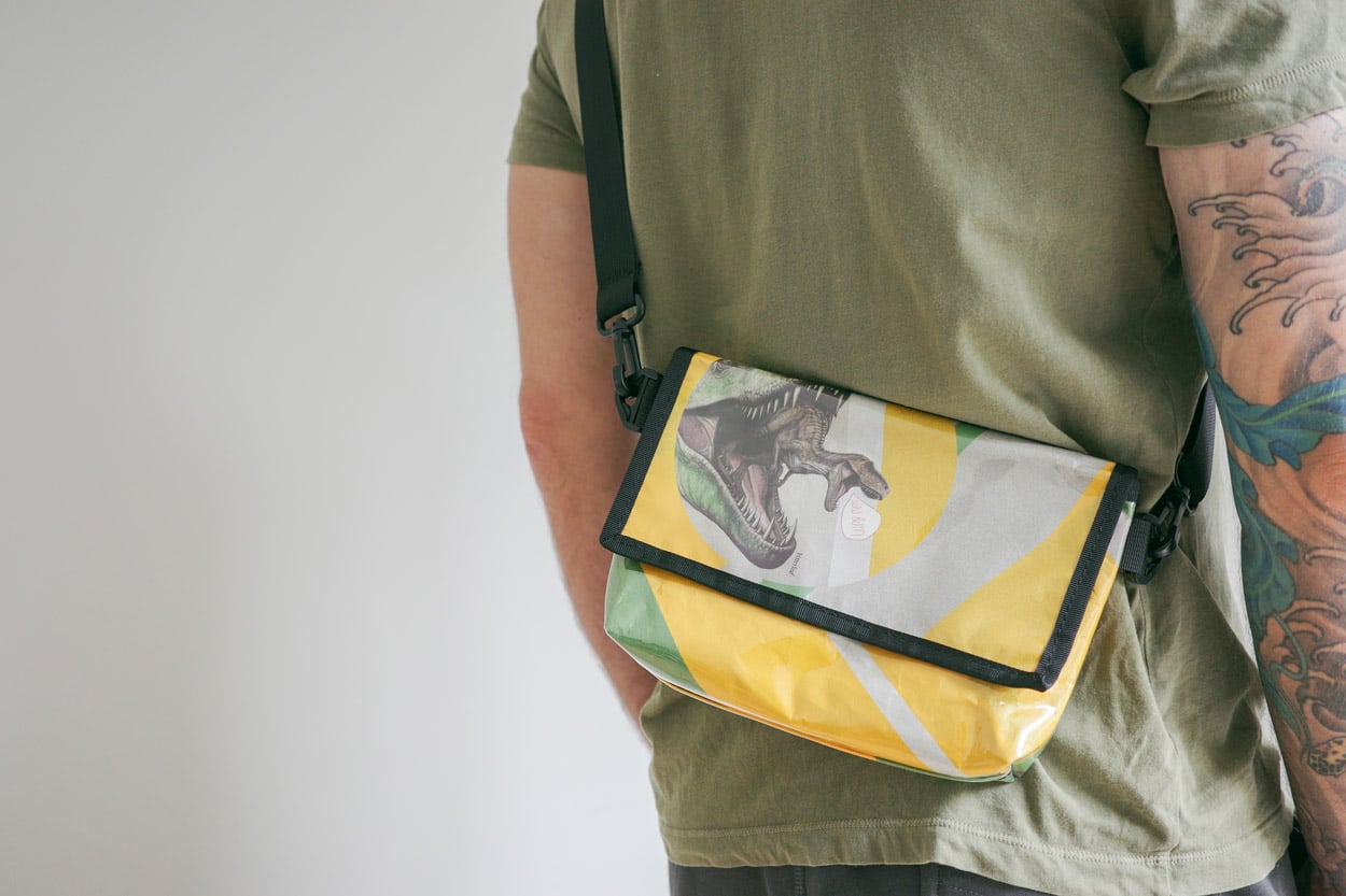 Re-Wrap Puer Paper Messenger Bag | BITTERLEAF TEAS