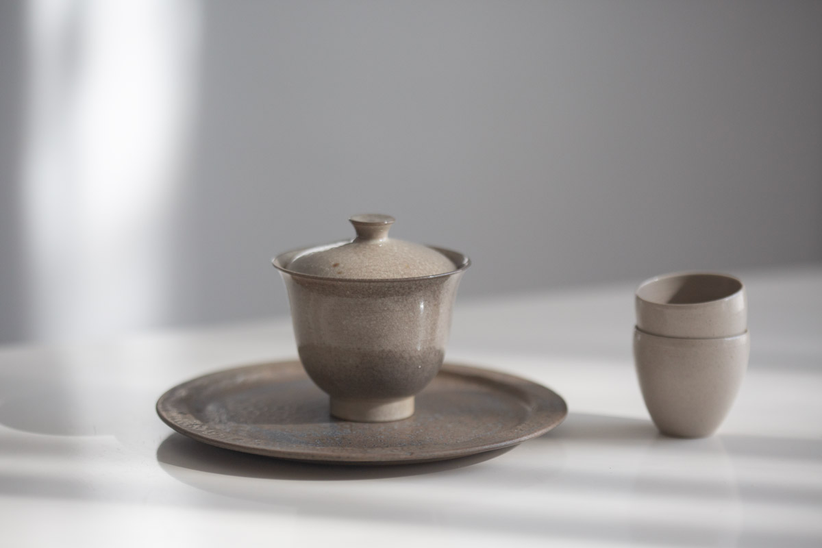 Stratus Soda Ash Wood Fired Mini Gaiwan 3 – BITTERLEAF TEAS