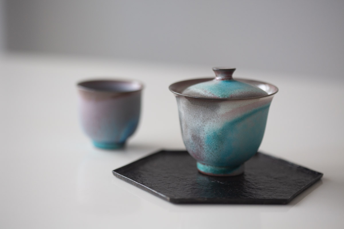 Stratus Soda Ash Wood Fired Mini Gaiwan 4 | BITTERLEAF TEAS