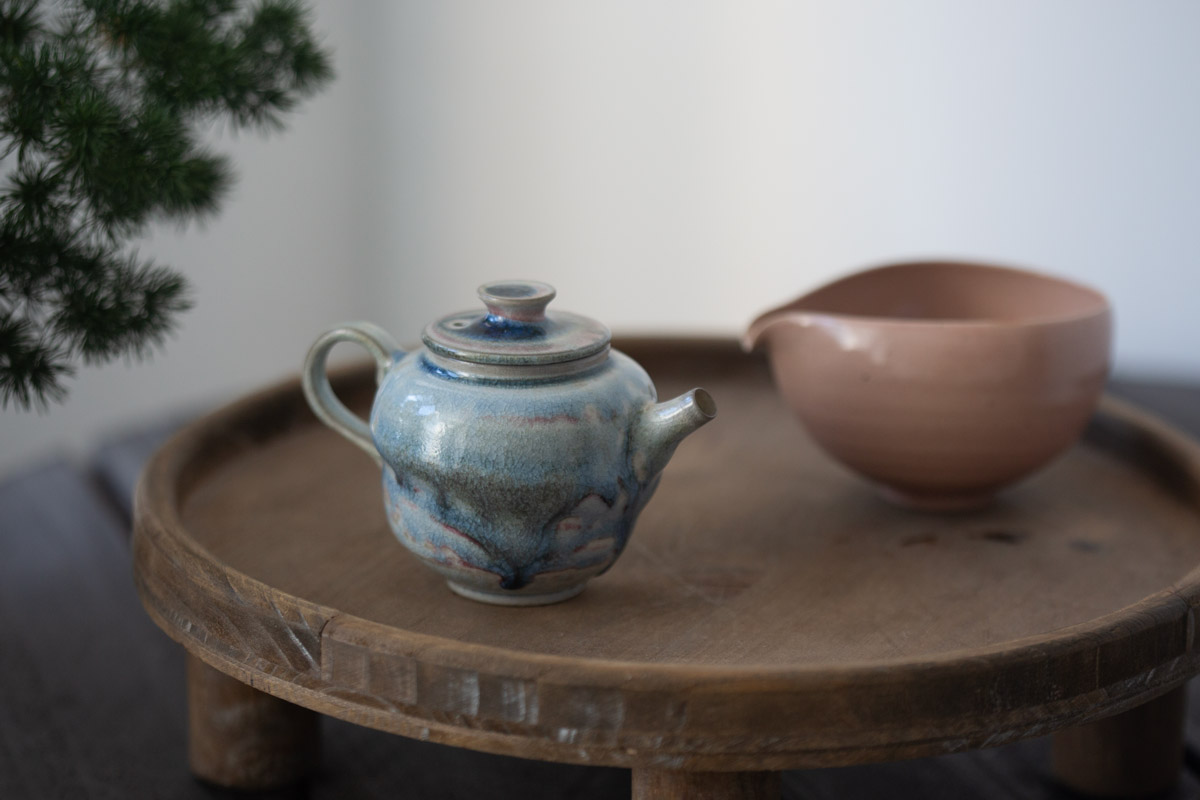Chameleon Soda Ash Wood Fired Teapot I – BITTERLEAF TEAS