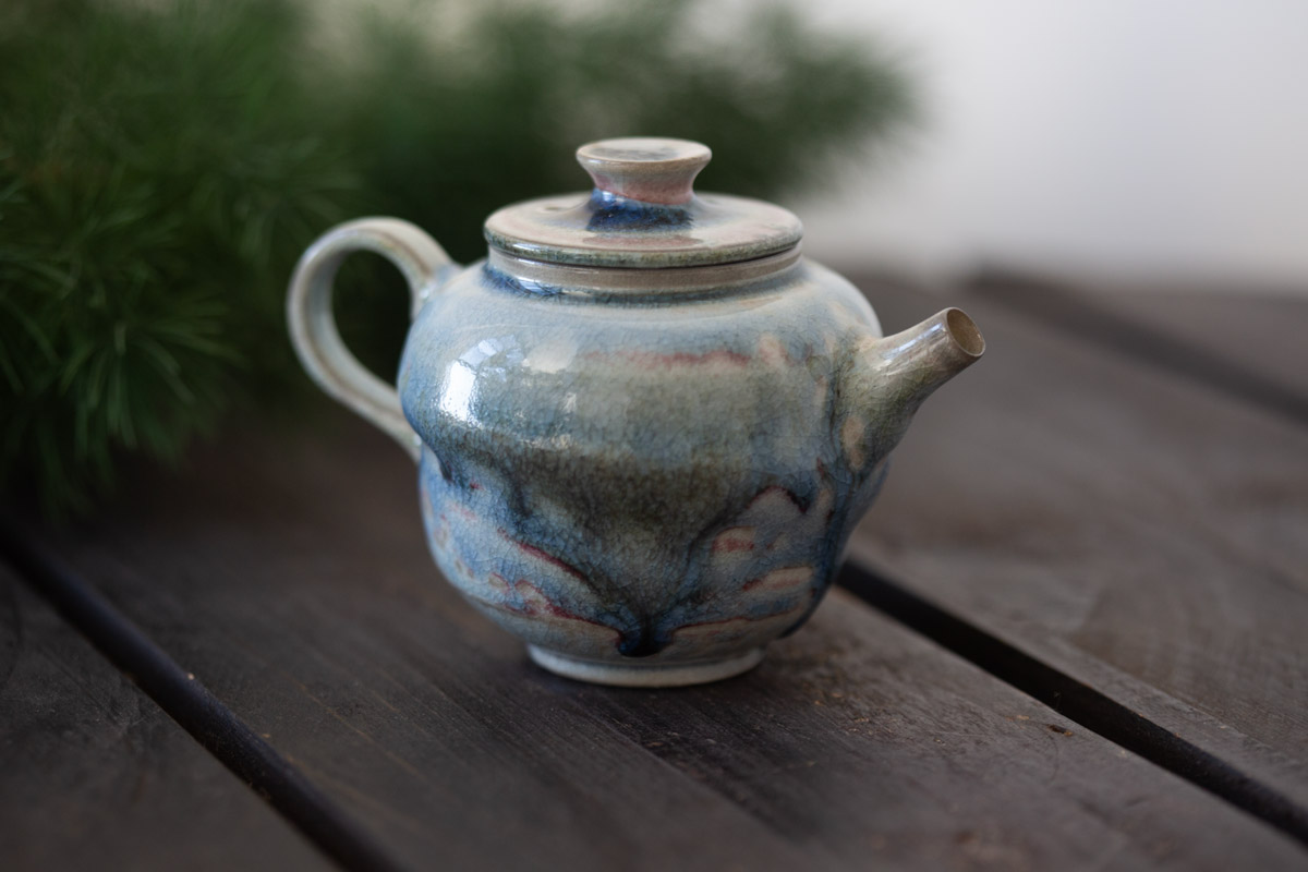 Chameleon Soda Ash Wood Fired Teapot I – BITTERLEAF TEAS